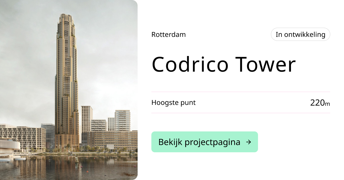 Codrico Tower | Rotterdam | HoogWonen.nl