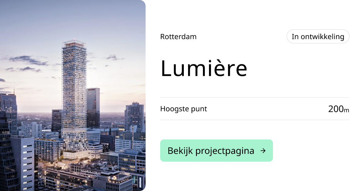 Lumière | Rotterdam | HoogWonen.nl